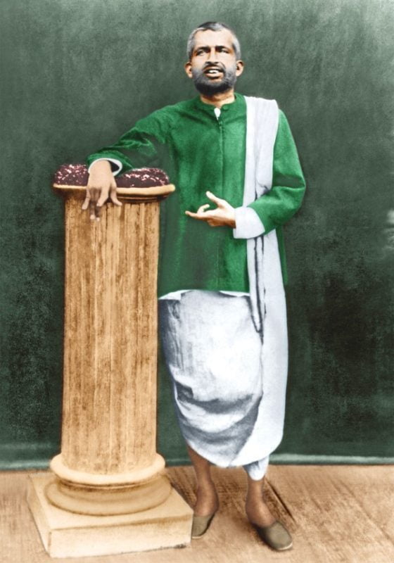 Sri Ramakrishna Studio Portrait – Devotional Photo | Advaita Ashrama